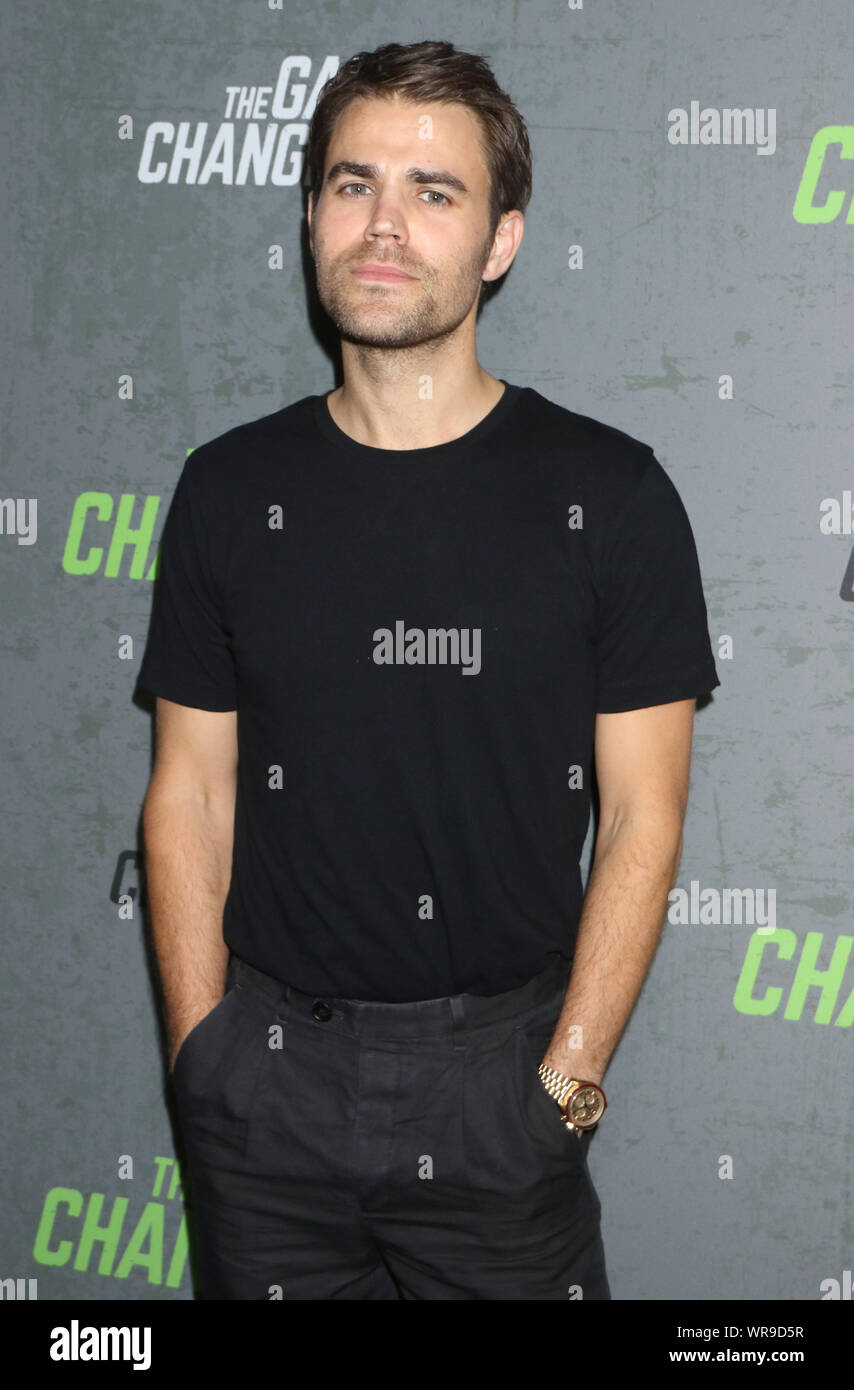 September 09, 2019 Paul Wesley attend the premiere of The Game Changers ...