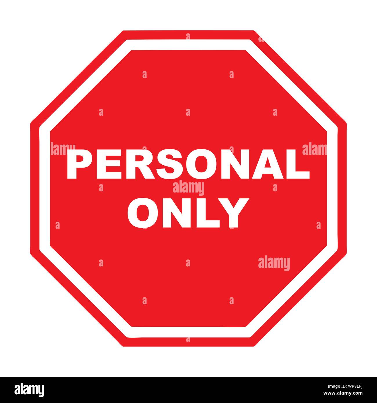 Authorized personnel only Stock Vector Images - Alamy