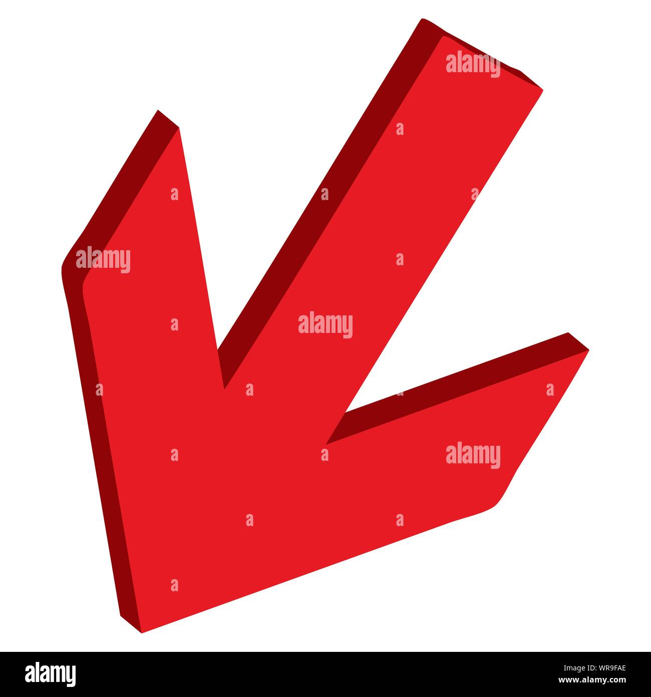 red arrow vector Stock Vector Image & Art - Alamy