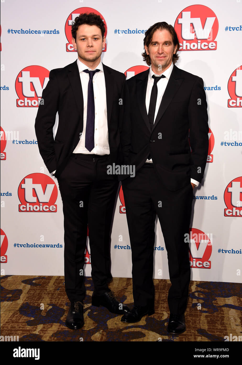 Sean Delaney and Owen McDonnell (right) attending the TV Choice Awards ...