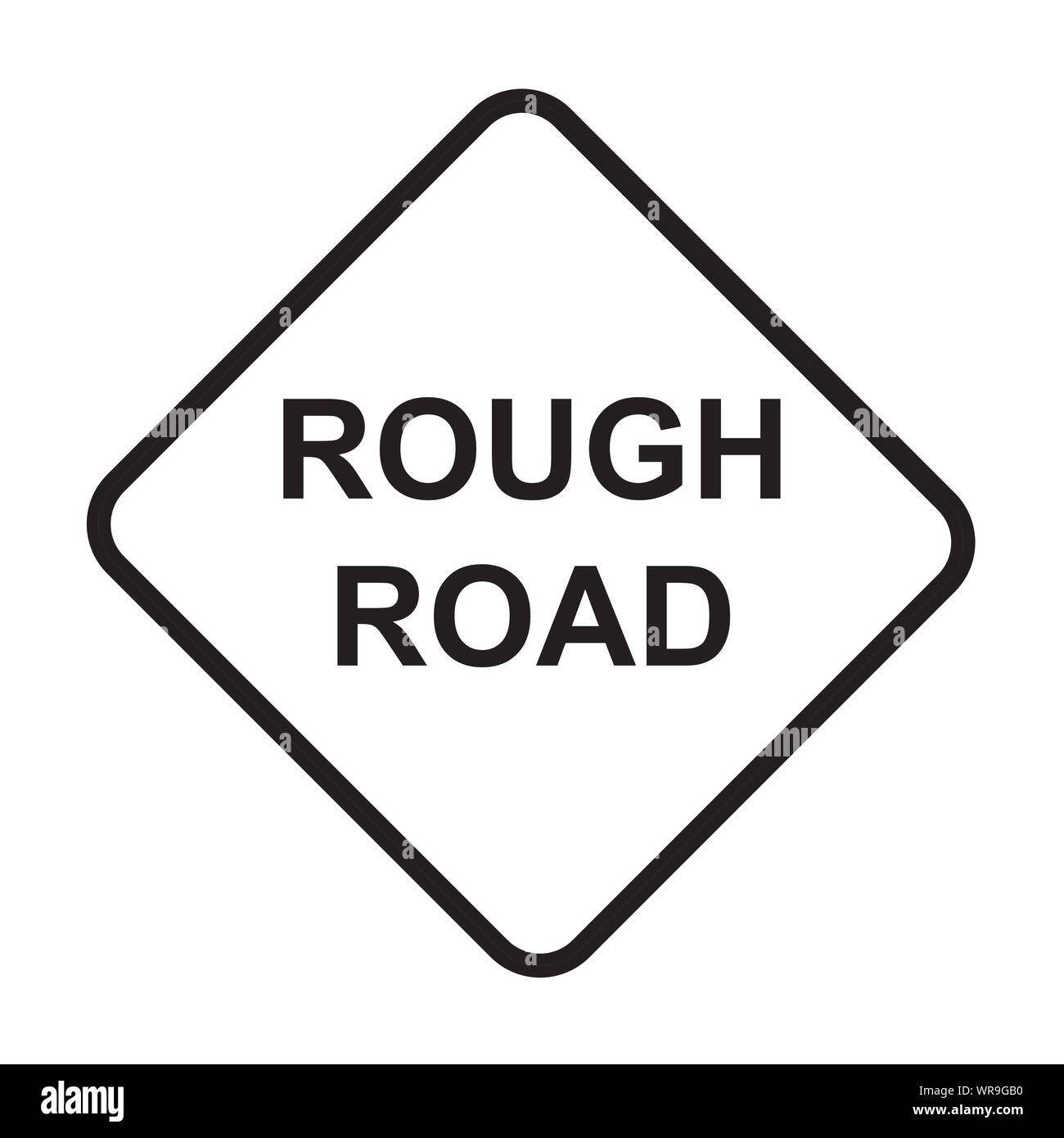 Beware of traffic sign Black and White Stock Photos & Images - Alamy