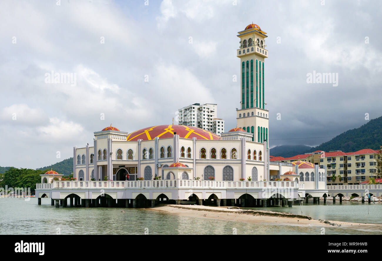 Floating Mosque, Mesjid Terapung, Penang, Malaysia, 2014 Stock Photo ...