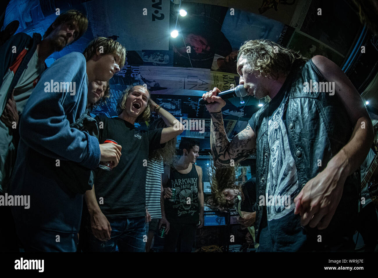 Aarhus, Denmark. 21st, August 2018. The Danish death metal band Baest ...