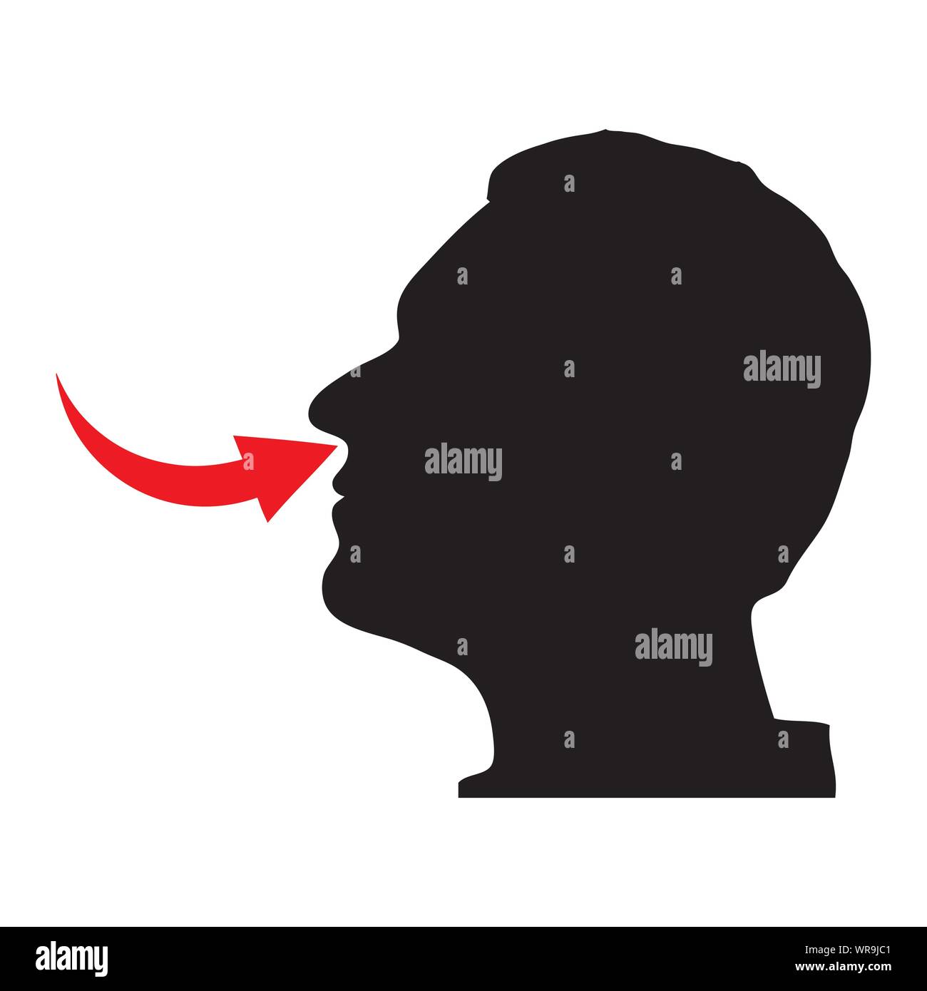 Sense of smell perfume Stock Vector Images - Alamy