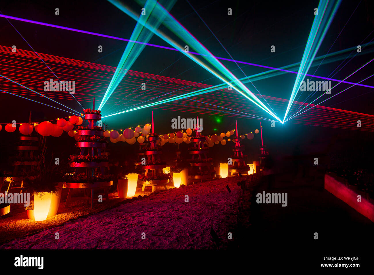 Eden project light sound festival hi-res stock photography and images ...