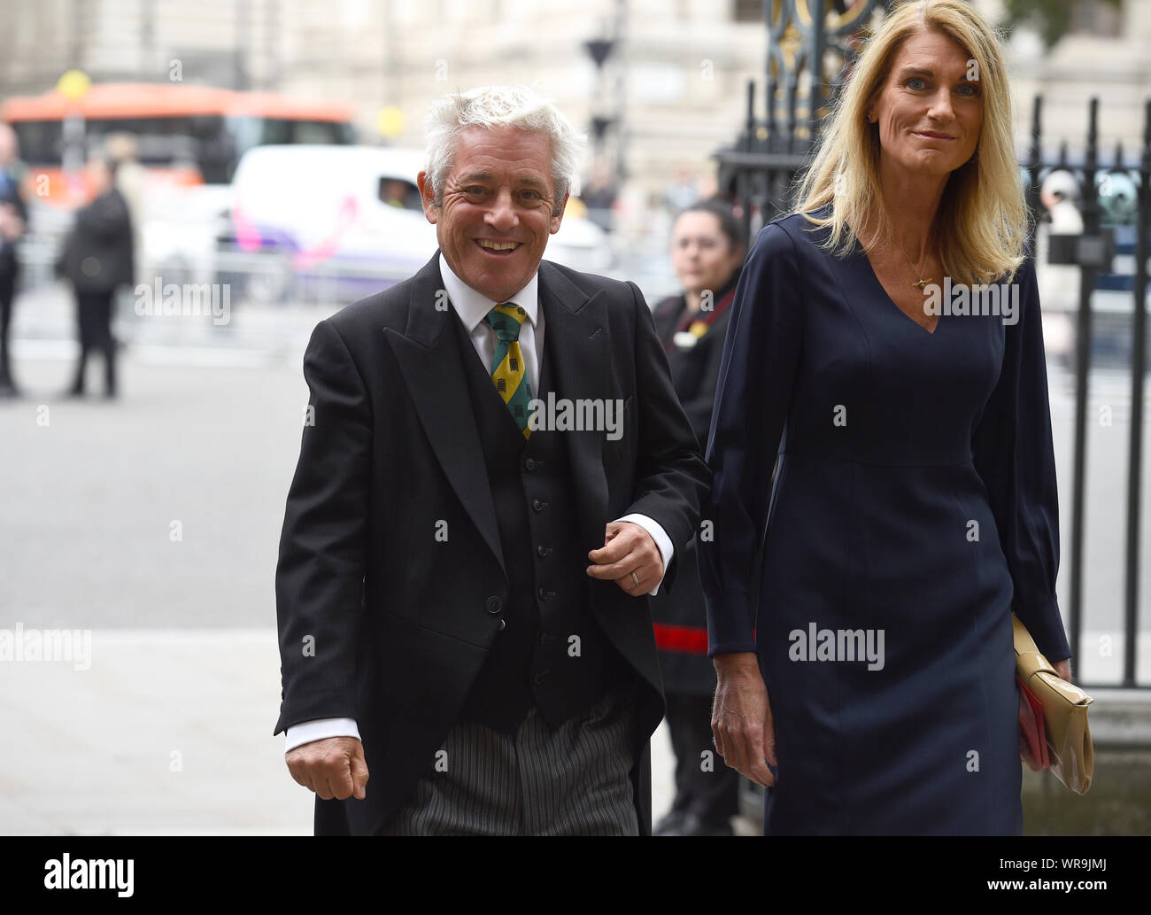 Speaker of the House of Commons, John Bercow and his wife Sally arrive ...