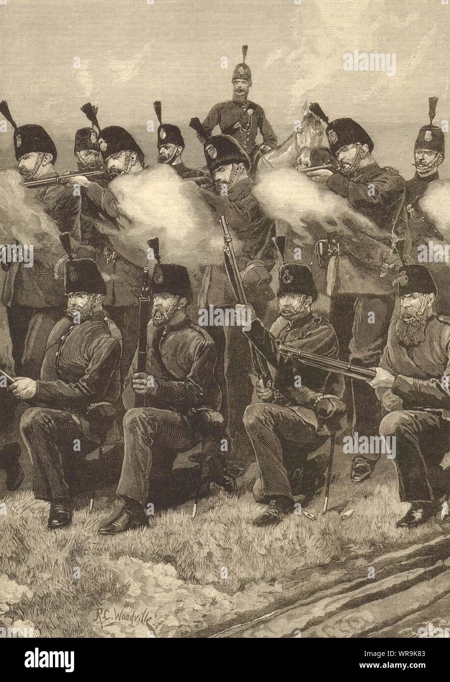 Queens edinburgh rifle volunteers hi-res stock photography and images ...
