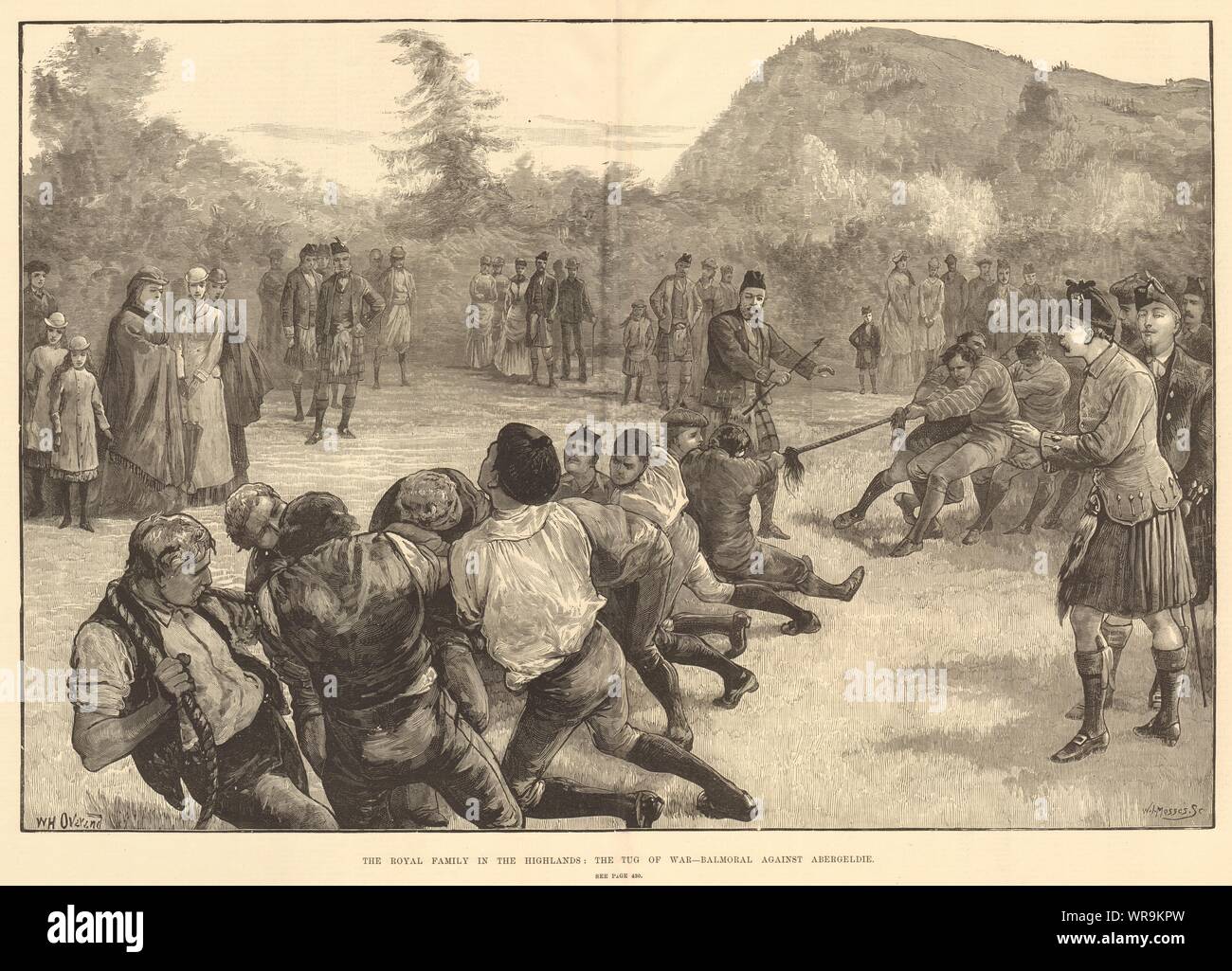 Tug of war scotland vintage hi-res stock photography and images - Alamy