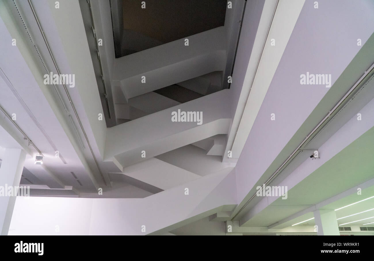 large landing with floors in the gallery Stock Photo - Alamy