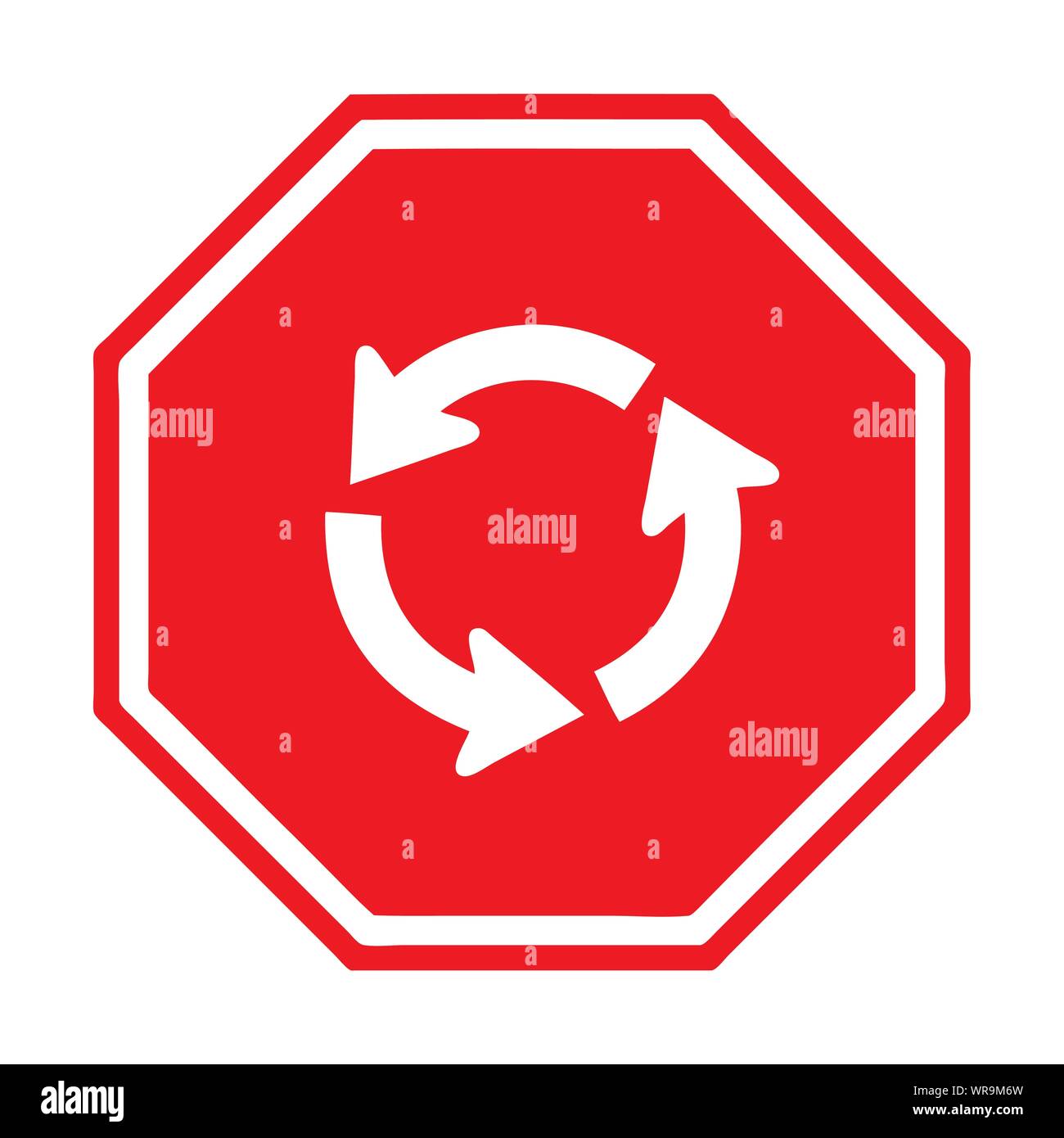 Ring road roundabout Cut Out Stock Images & Pictures - Alamy