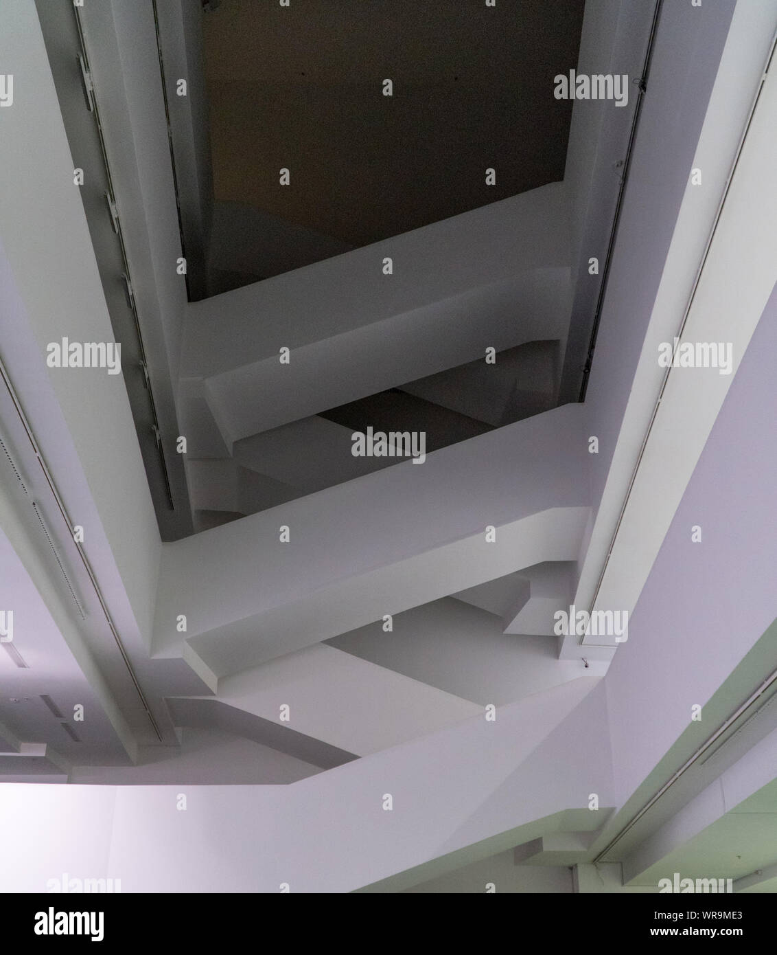 large landing with floors in the gallery Stock Photo - Alamy