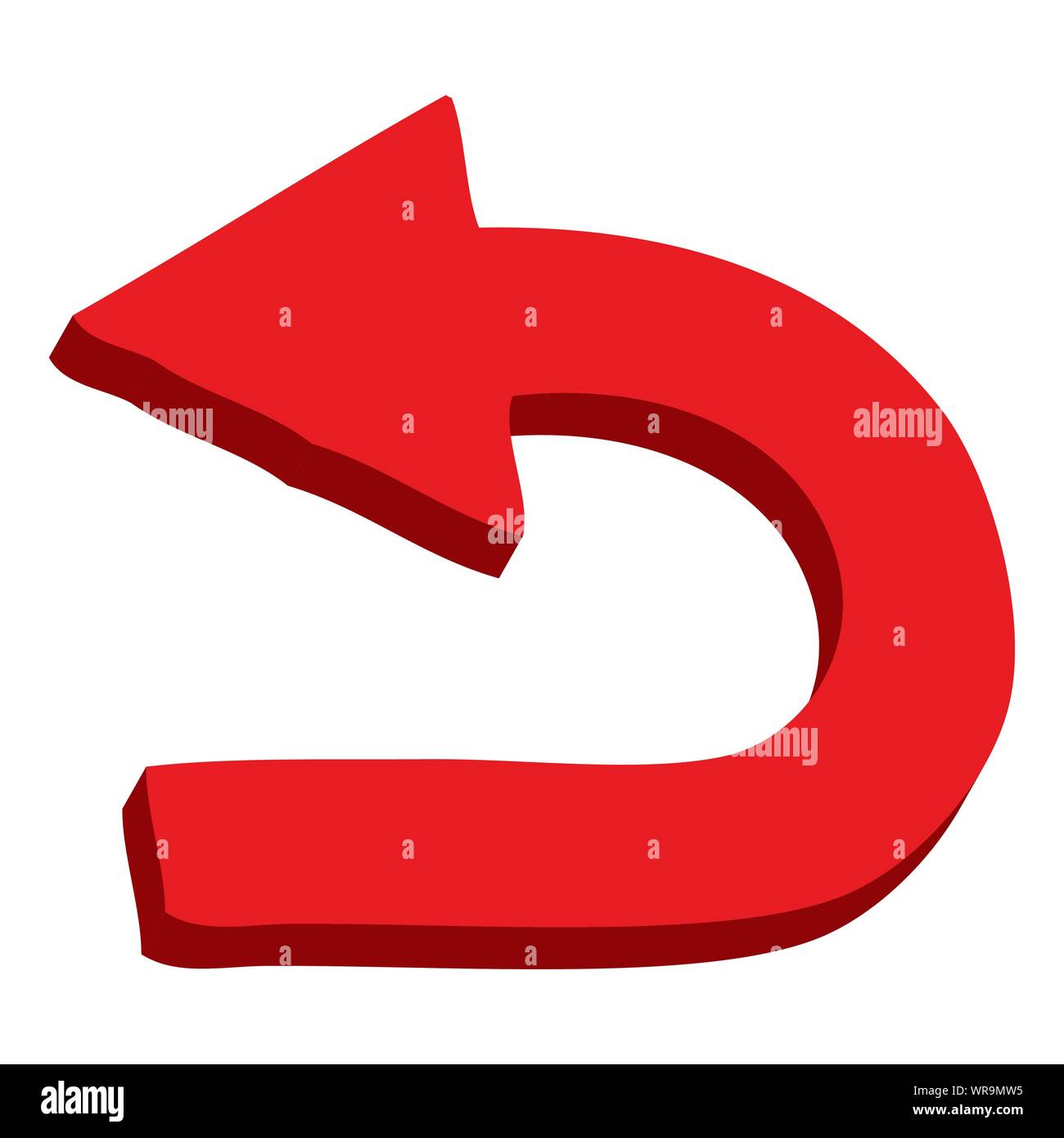 red arrow vector Stock Vector Image & Art - Alamy