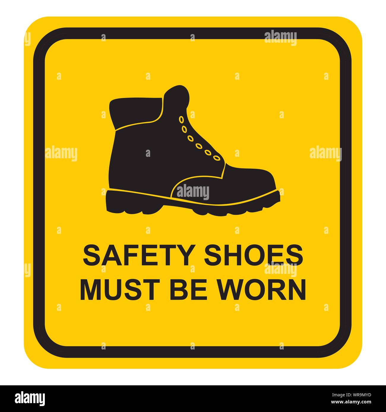 Steel toe shoes Stock Vector Images - Alamy