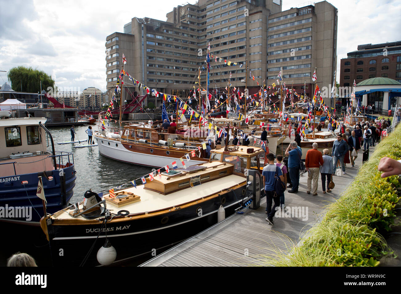 The "Little Ships of Dunkirk 1940" moored up together at The Classic ...