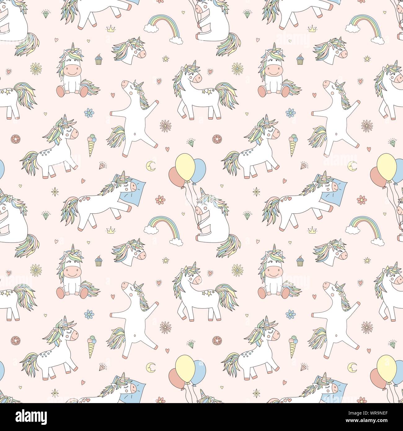 Children hearts balloons Stock Vector Images - Alamy