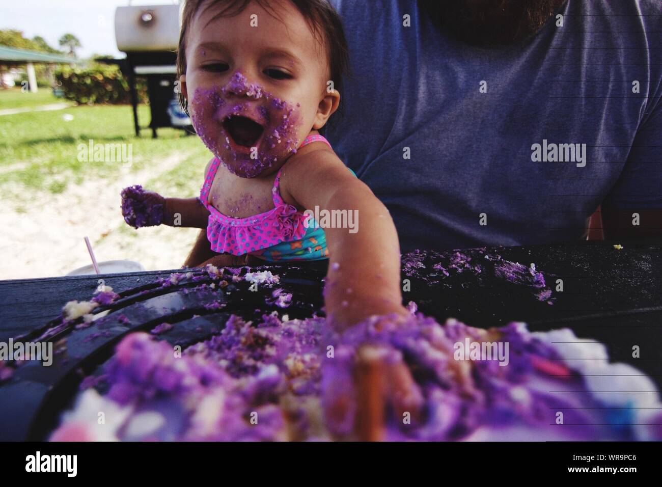 Smashing The Cake High Resolution Stock Photography and Images - Alamy