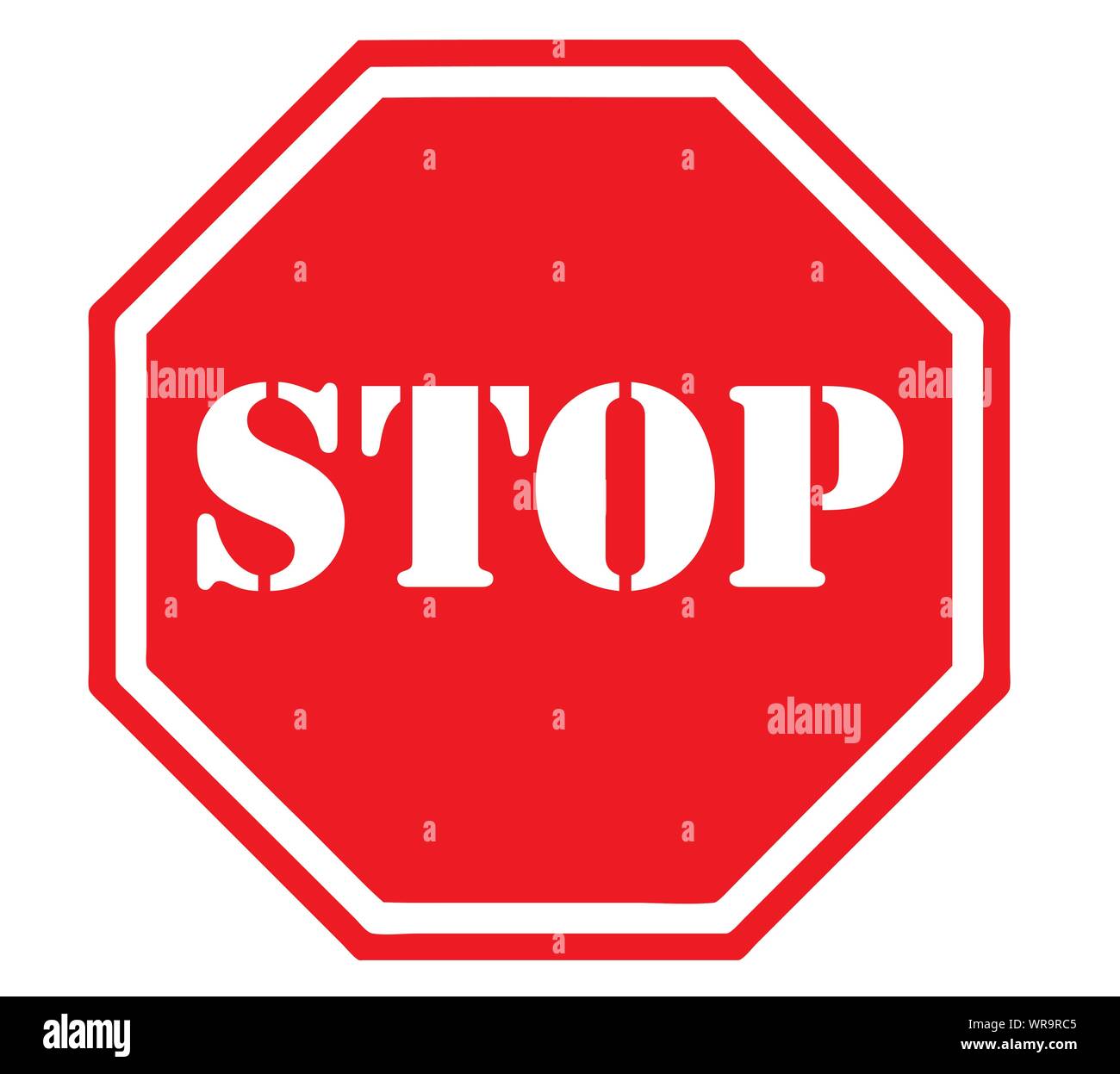 stop road sign Stock Vector Image & Art - Alamy