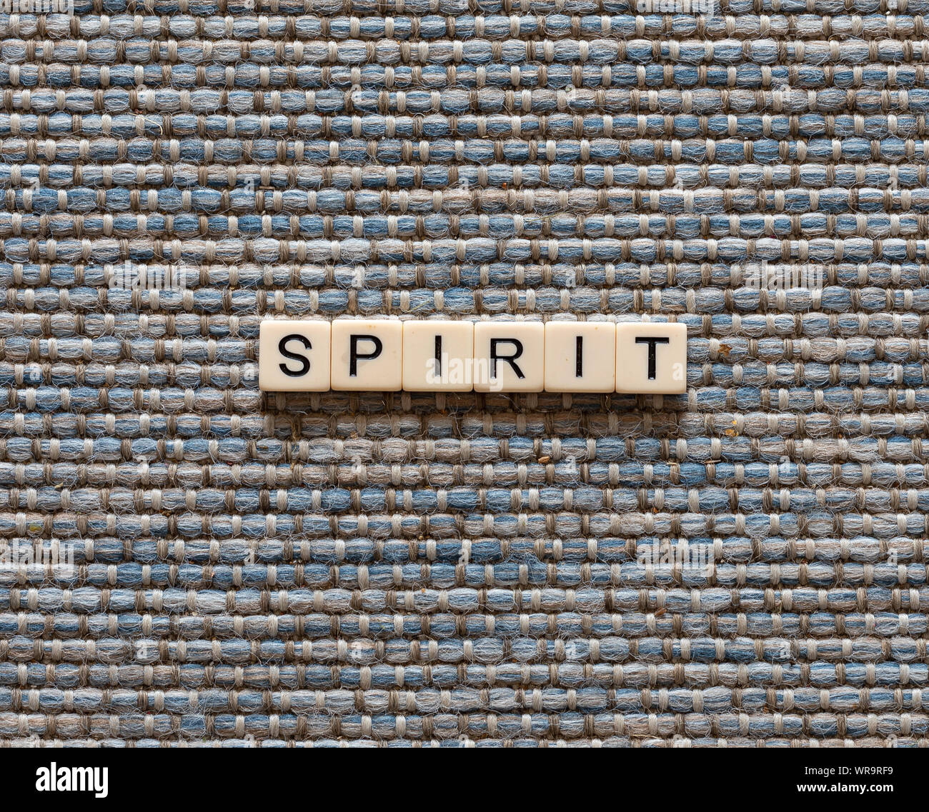 spirit written in tiles Stock Photo - Alamy