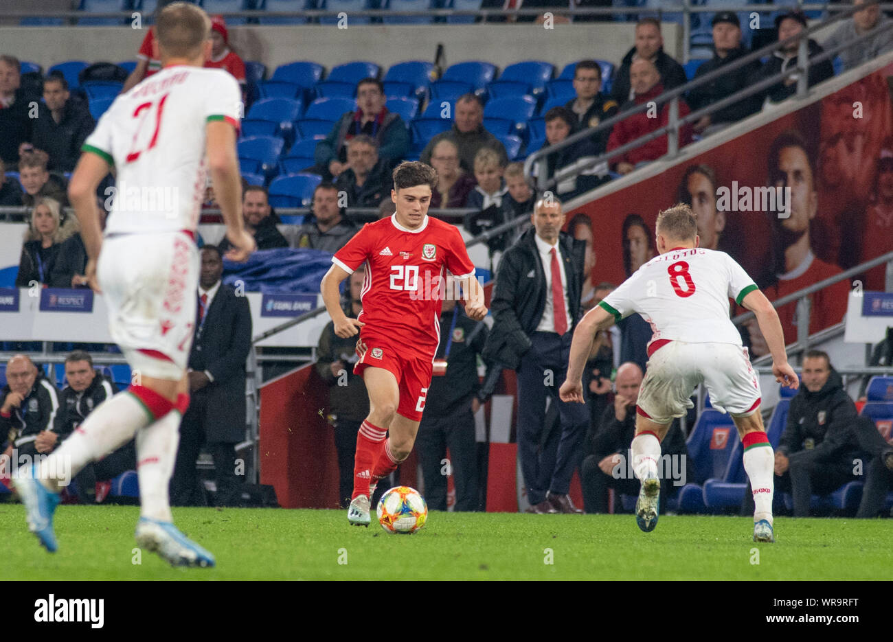 Cardiff, UK. 09th Sep, 2019. Cardiff - UK - 9th September : Wales v ...