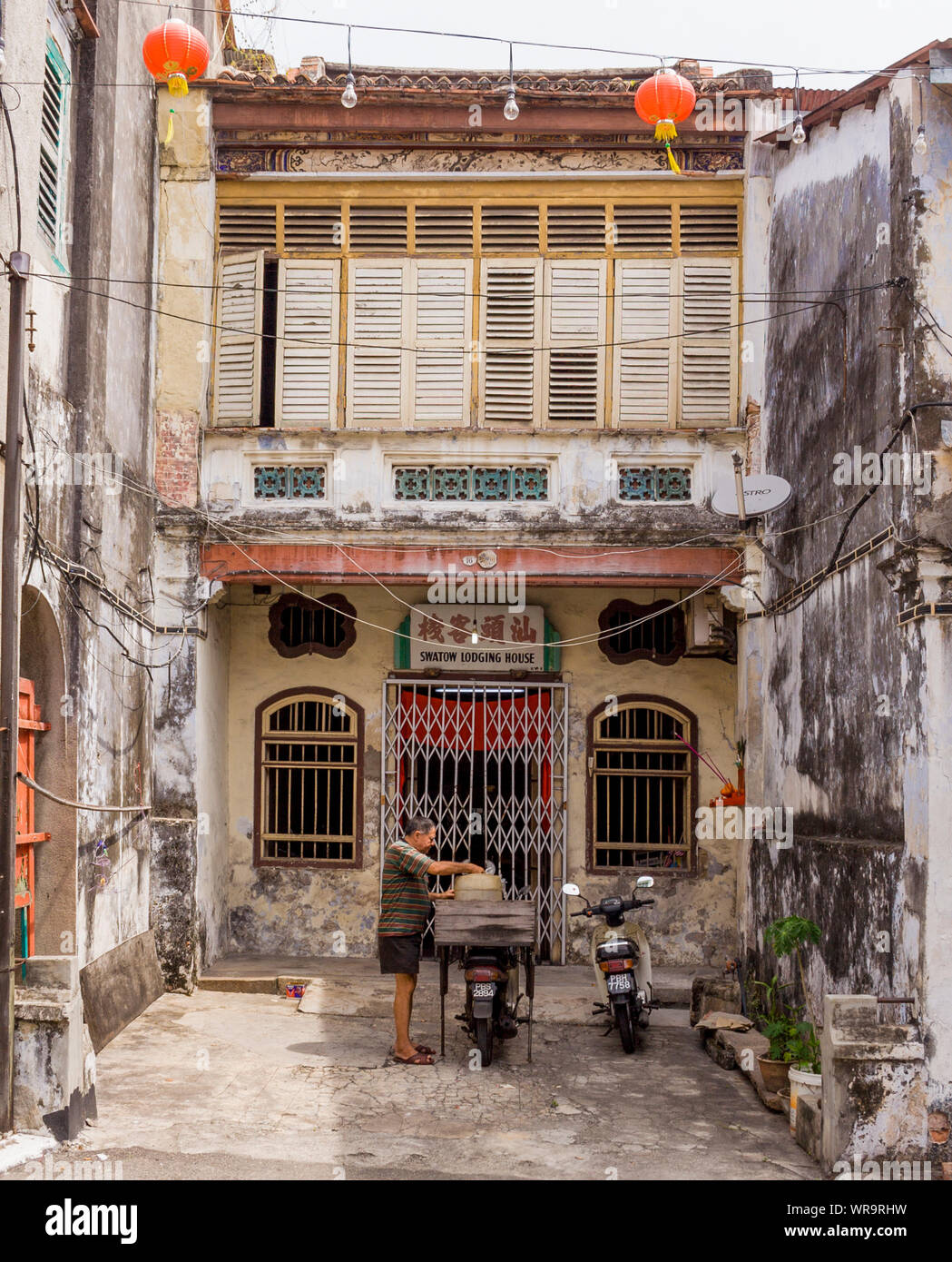 Swatow Lodging House, Armenian Street, Georgetown, Penang Stock Photo ...