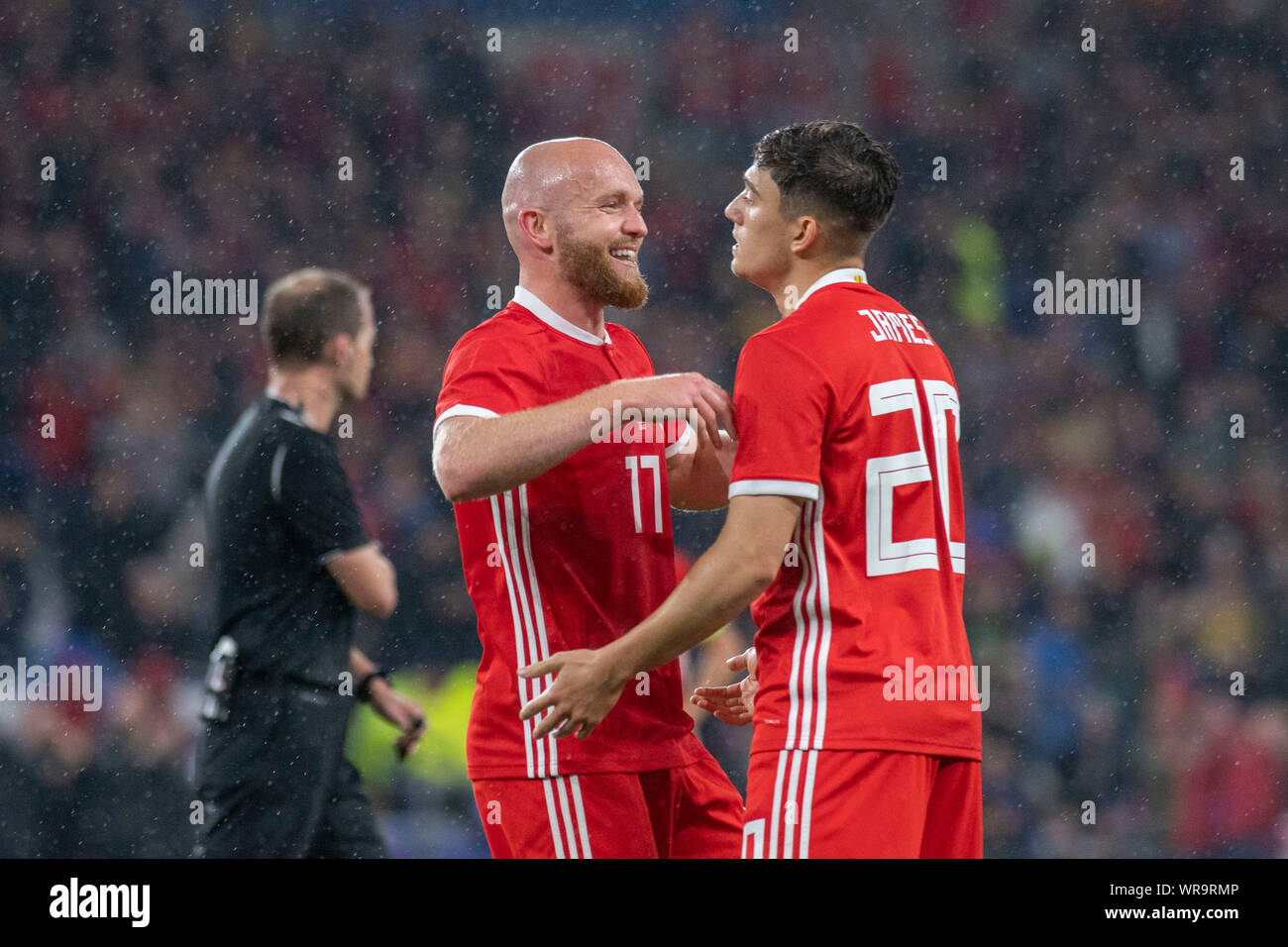 Cardiff, UK. 09th Sep, 2019. Cardiff - UK - 9th September : Wales v ...