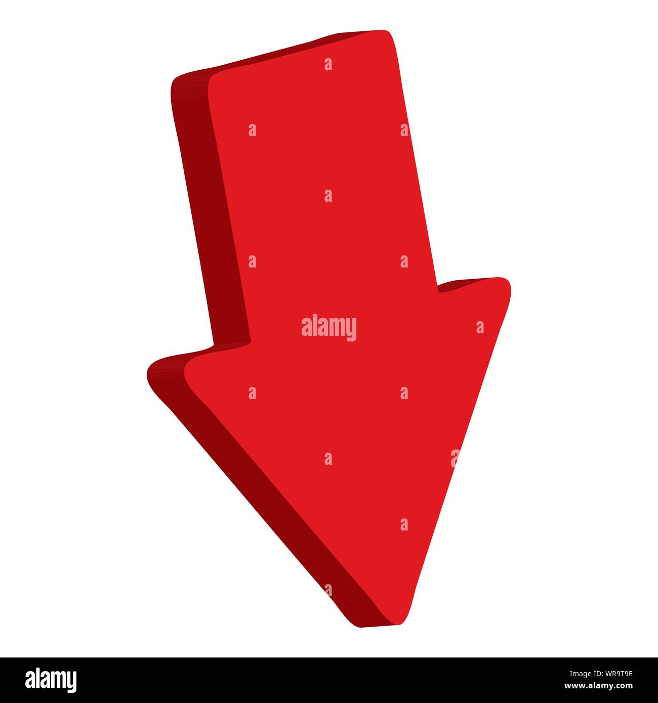 red arrow vector Stock Vector Image & Art - Alamy