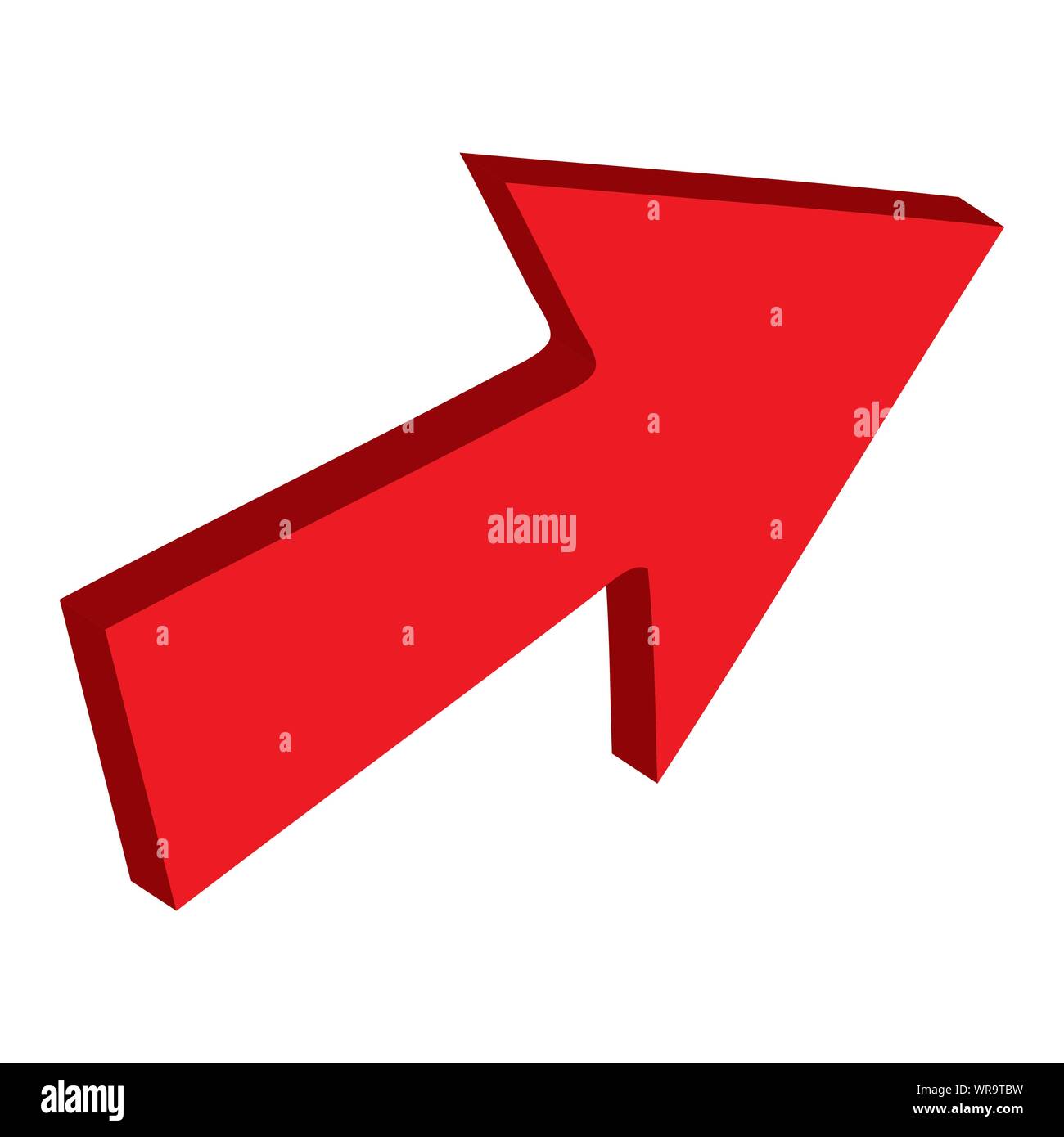 red arrow vector Stock Vector Image & Art - Alamy