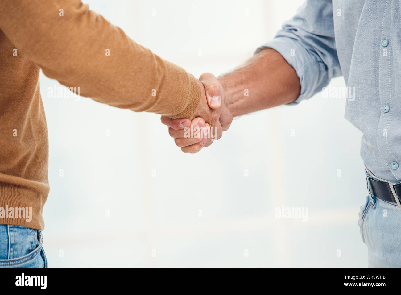 Two business men together in the office Stock Photo - Alamy