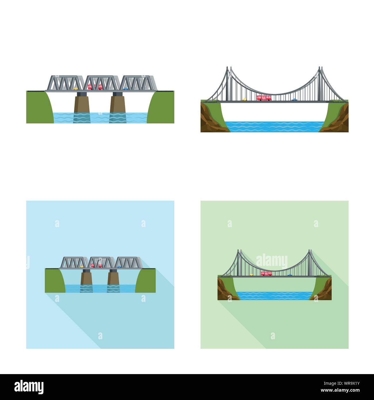 Vector illustration of connection and design symbol. Collection of ...