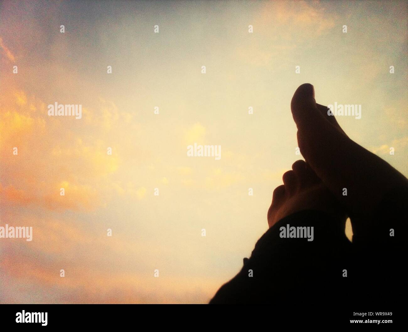 Feet Silhouette High Resolution Stock Photography and Images - Alamy