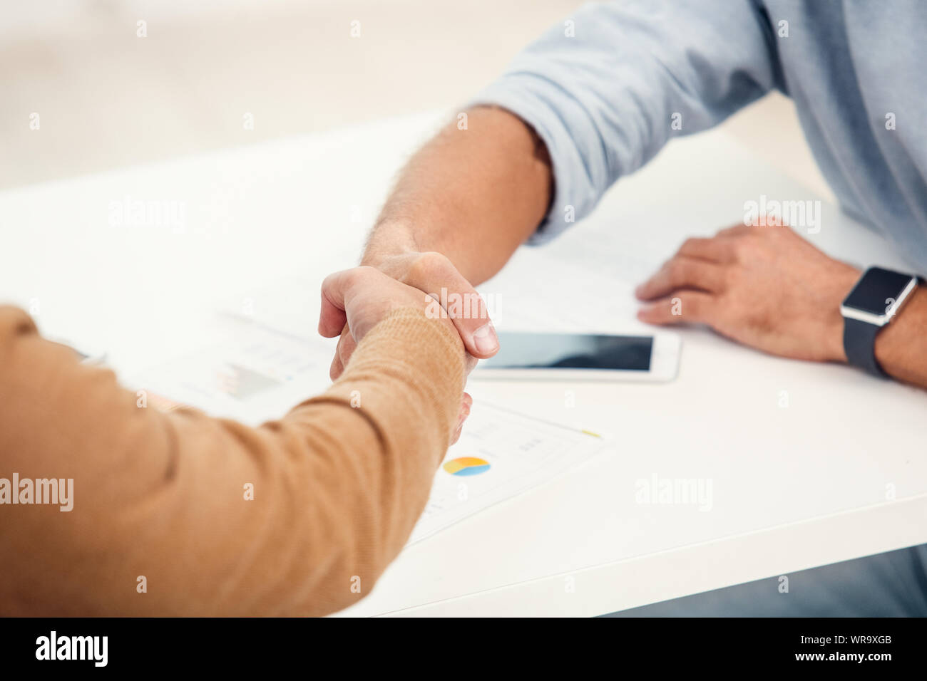 Two business men together in the office Stock Photo - Alamy