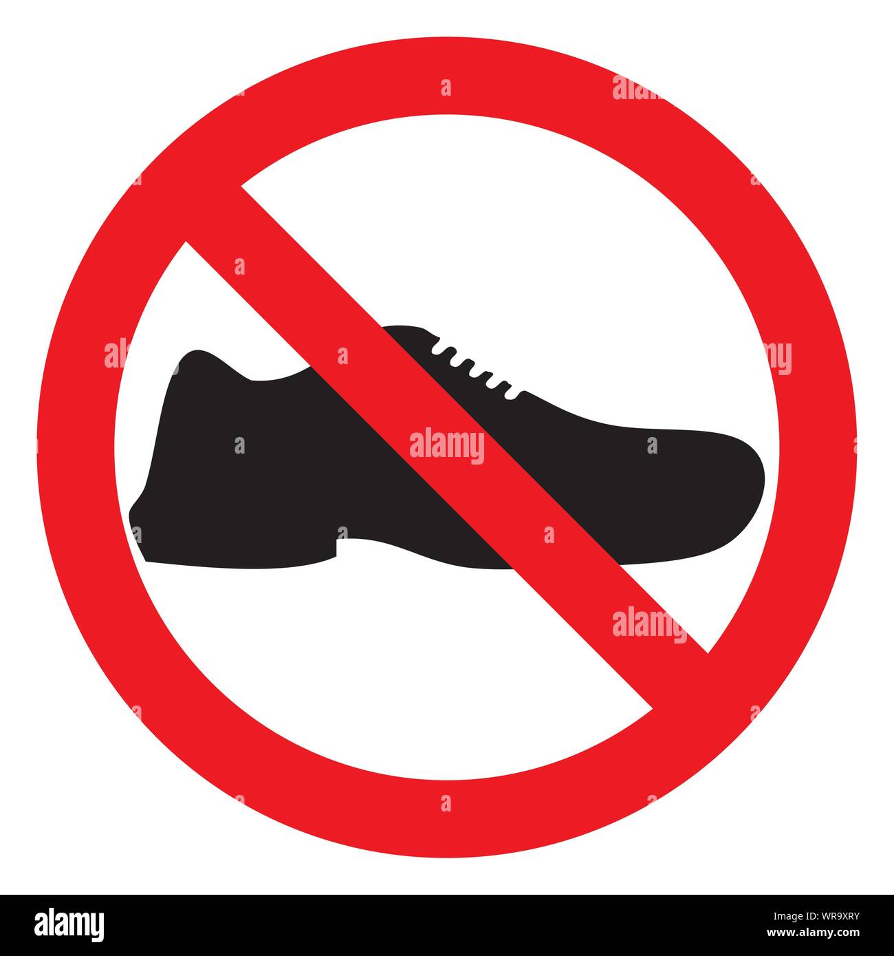 No shoes allowed hi-res stock photography and images - Alamy
