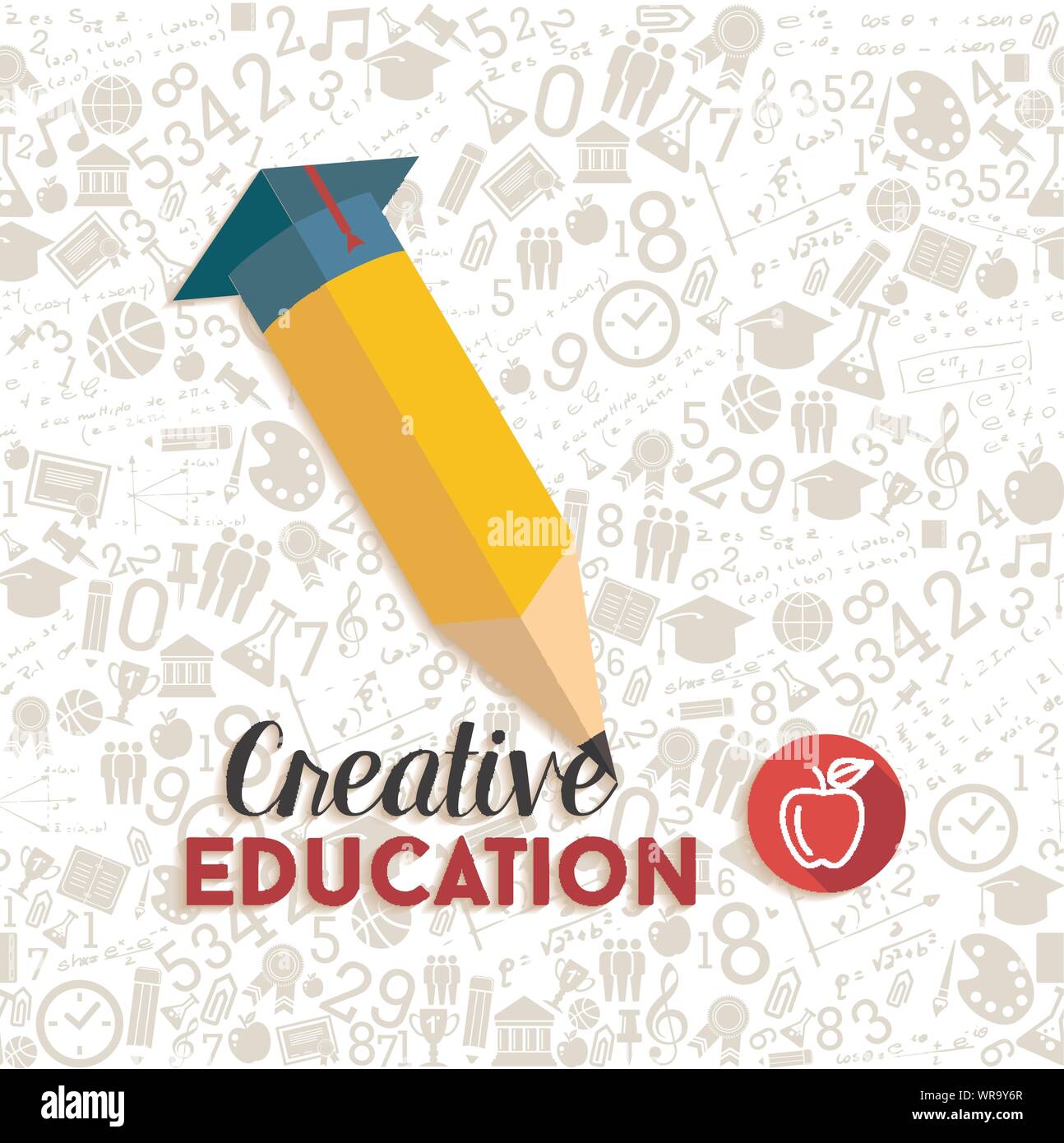 Creative education concept illustration Stock Vector Image & Art - Alamy