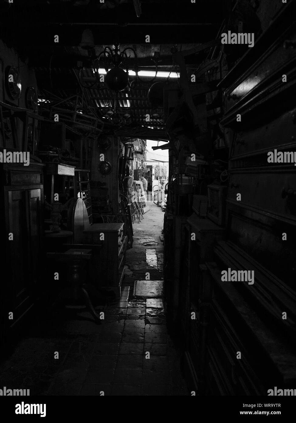 Very messy room Black and White Stock Photos & Images - Alamy