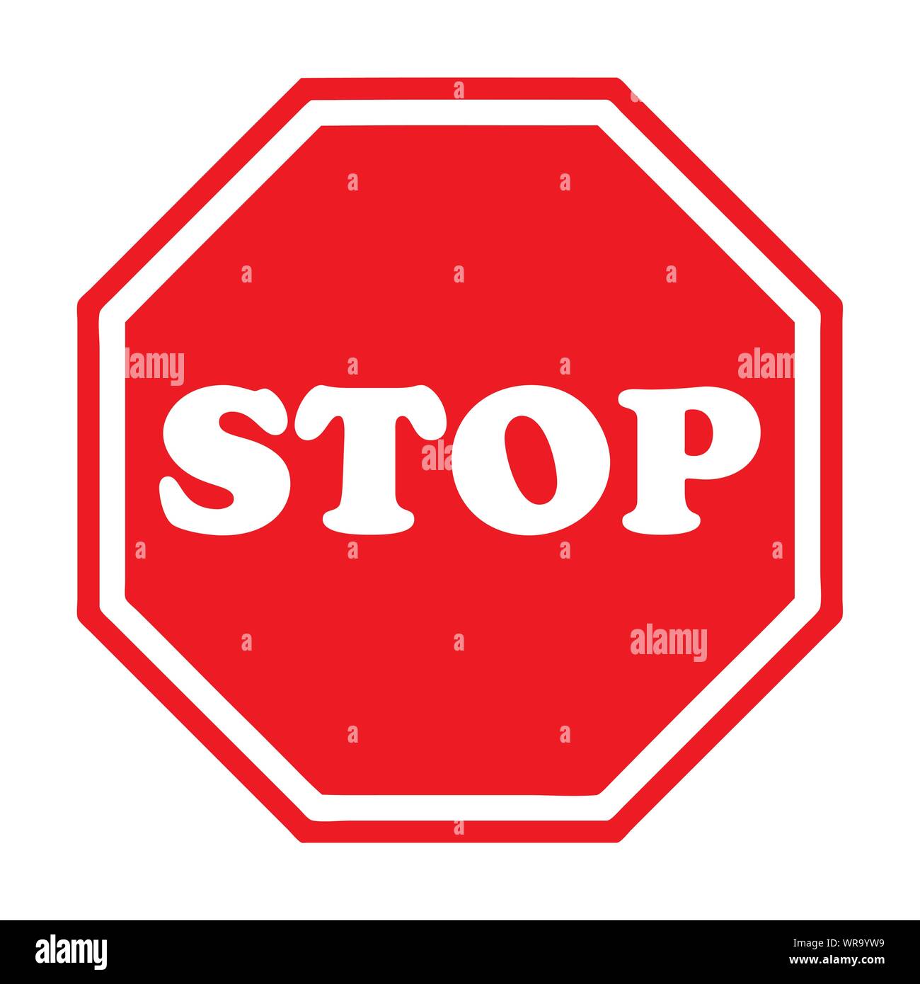 stop road sign Stock Vector Image & Art - Alamy