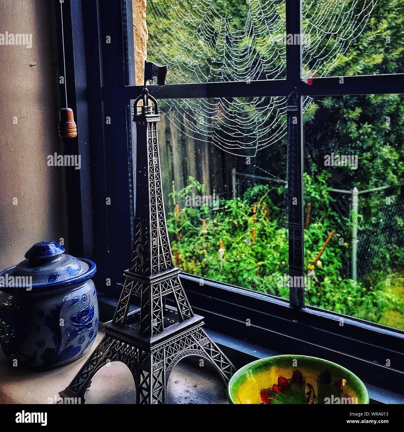 Eiffel Tower Through Glass High Resolution Stock Photography and Images ...