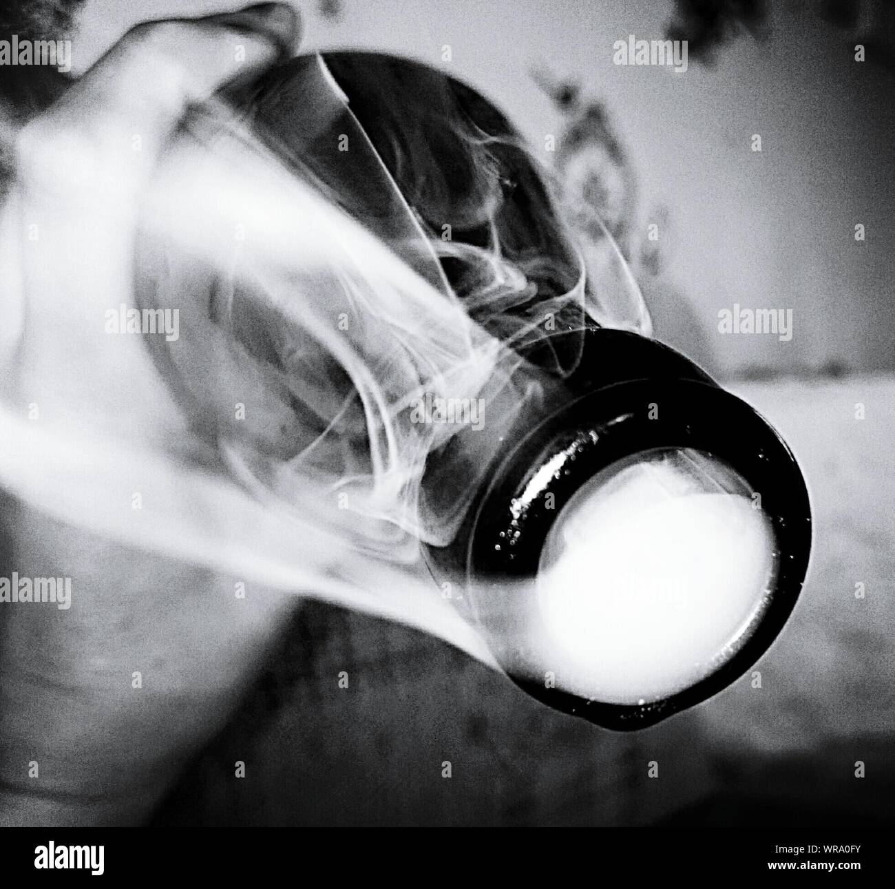 Bottle smoke hi-res stock photography and images - Alamy