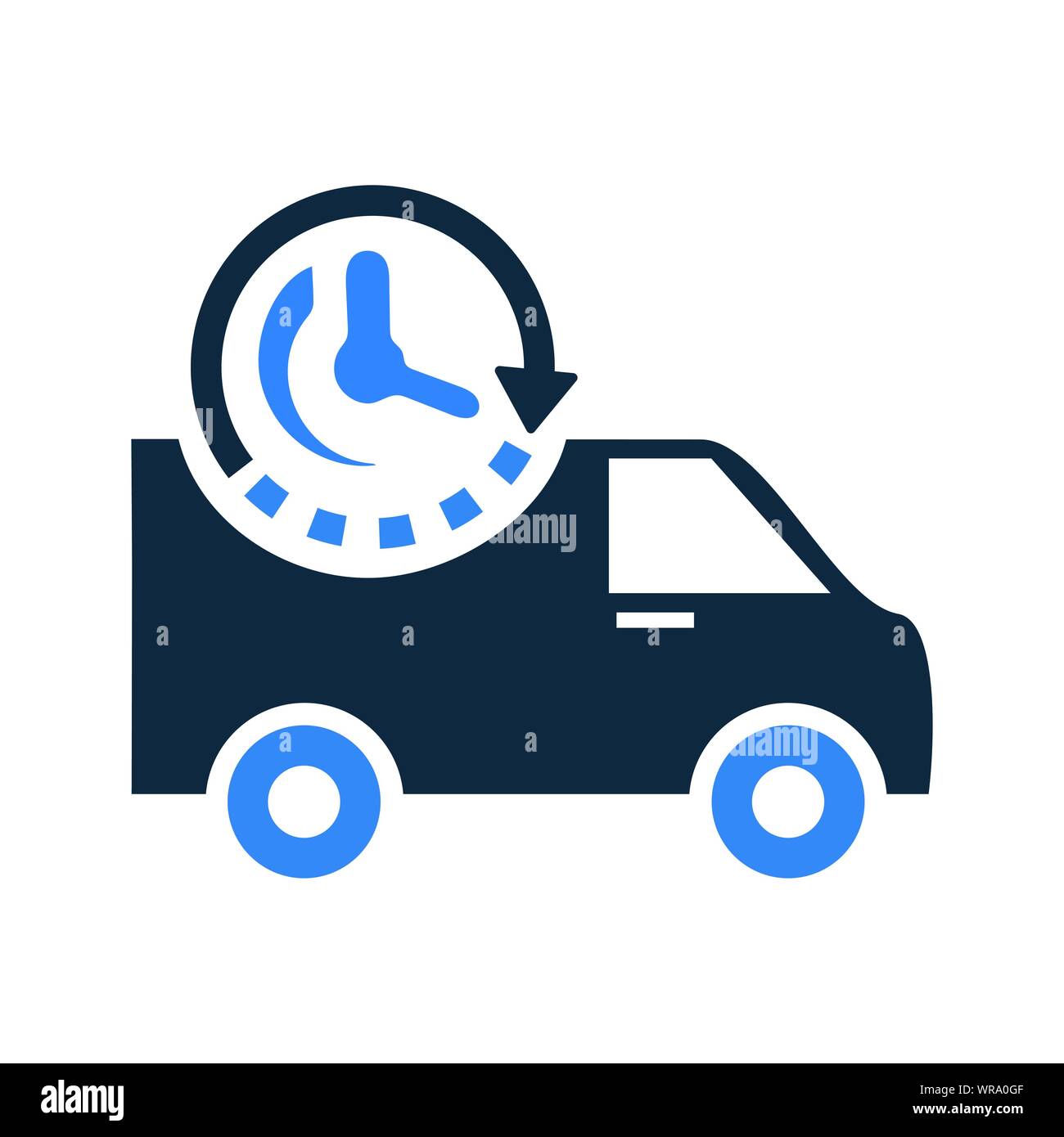 On-Time Delivery / Schedule Pickup Icon Stock Vector Image & Art - Alamy