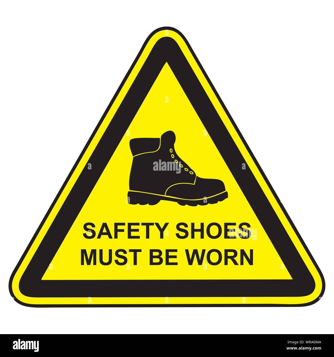Man with safety shoes Stock Vector Images - Alamy