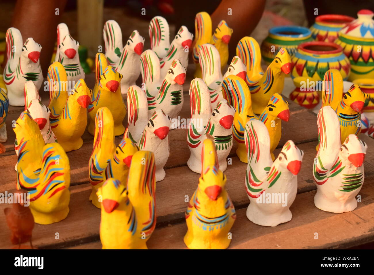Bangla Academy baisakhi fair,Dhaka/Bangladesh - April 10,2019: clay ...