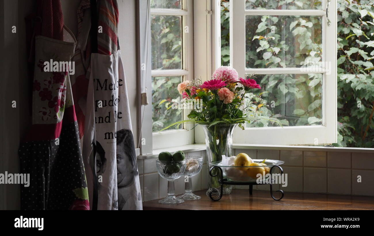 Sunflower vase window hi-res stock photography and images - Alamy