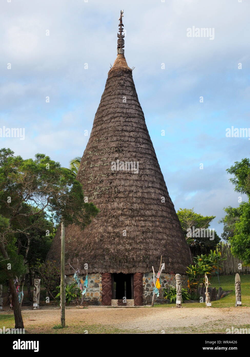Traditional Grand Hut, Jean Marie Tjibaou Cultural Centre, Noumea, New ...