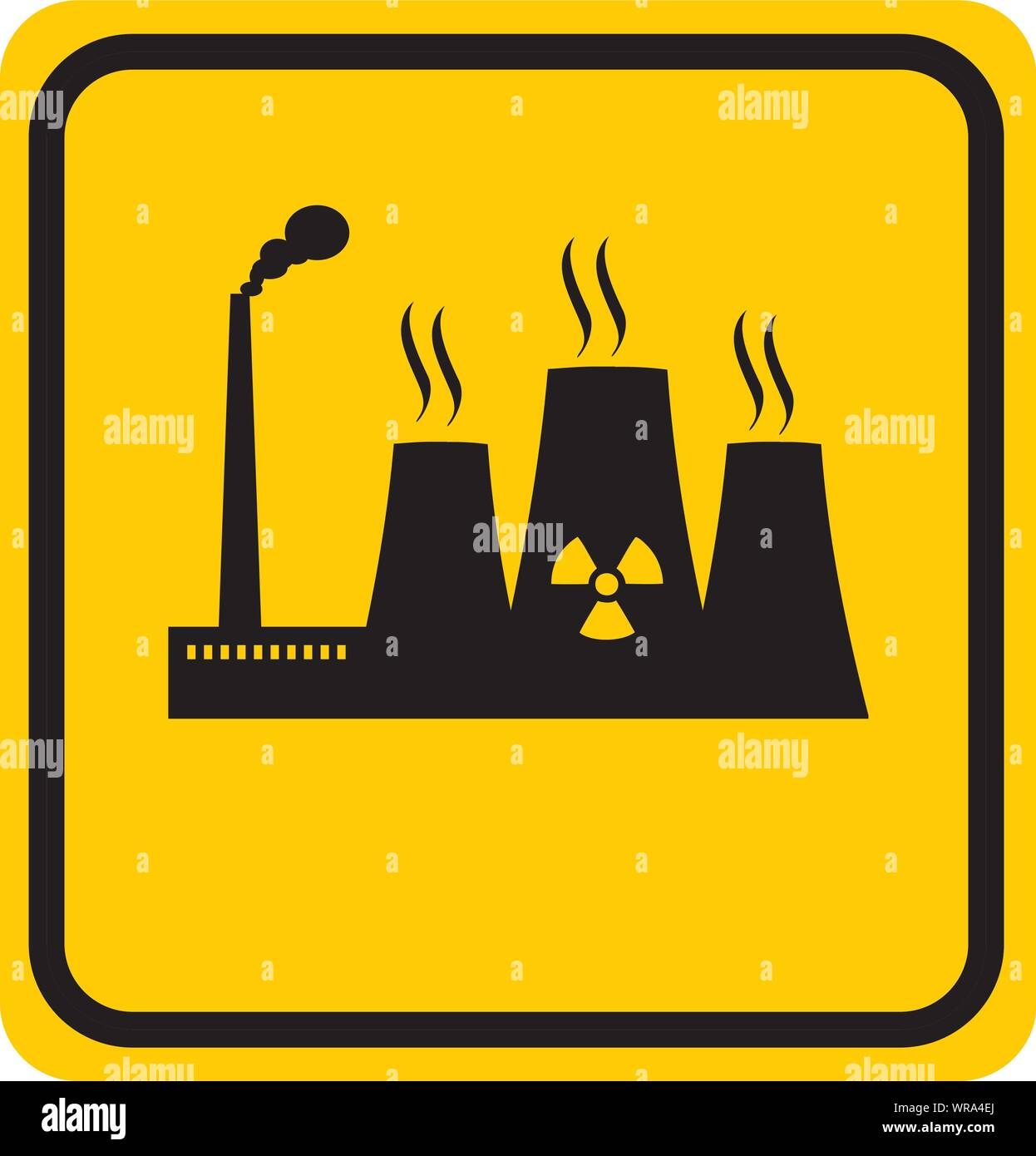 Thermal electric generating station Stock Vector Images - Alamy