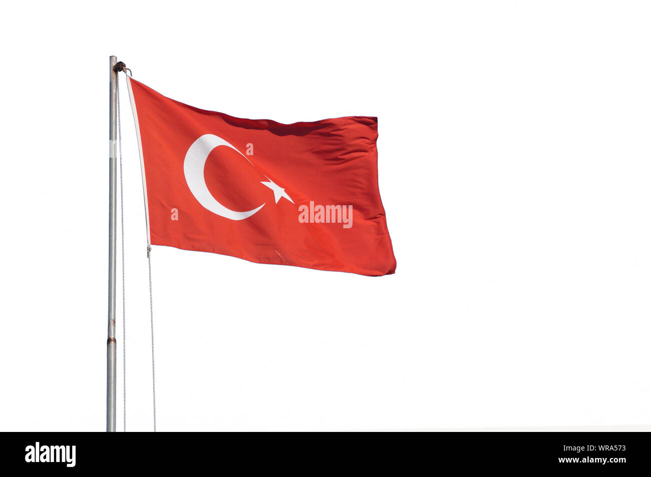 National state symbols. Flag of Turkey. Isolate on white background ...