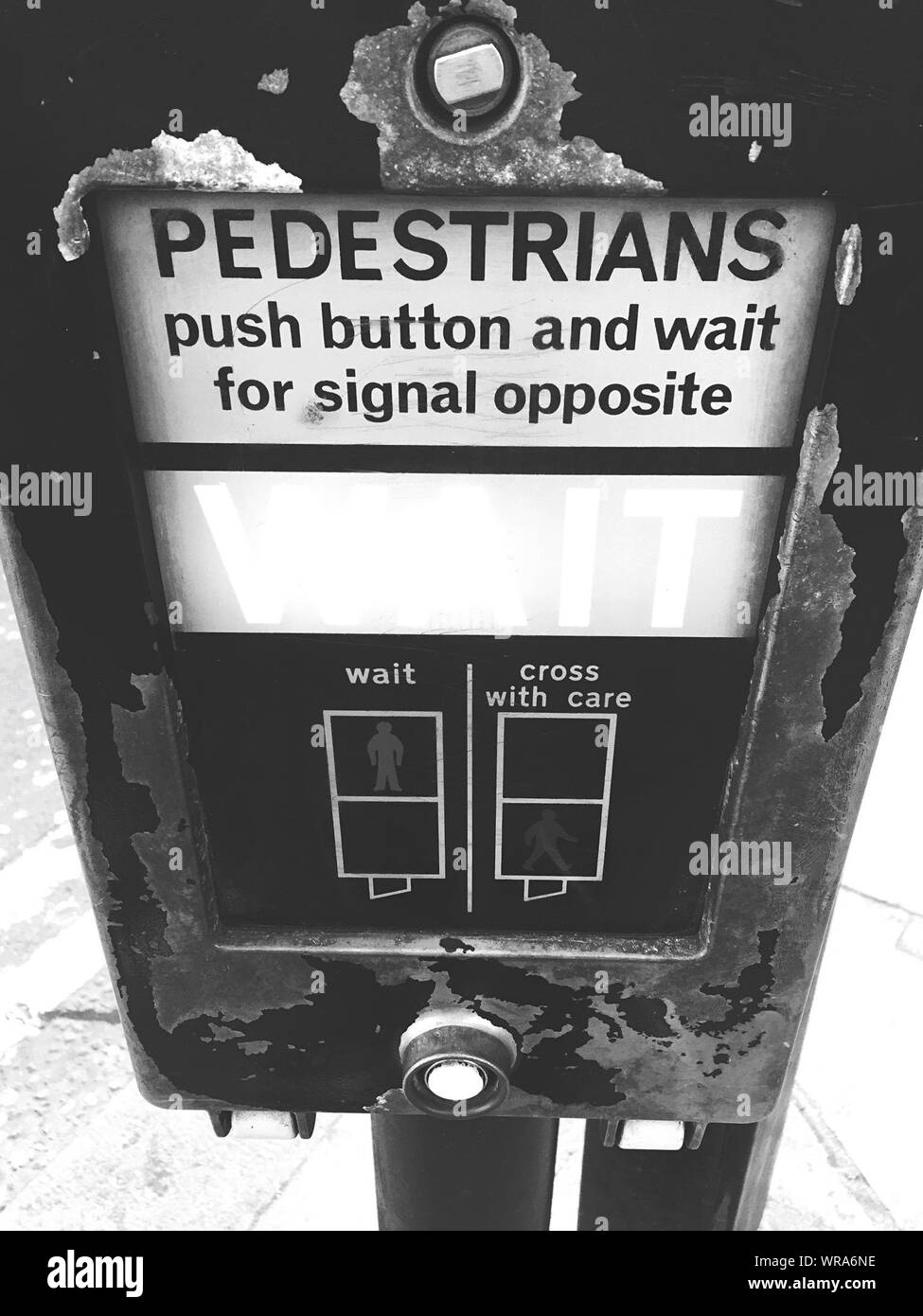 Close-up Of Pedestrian Button On Street Stock Photo - Alamy