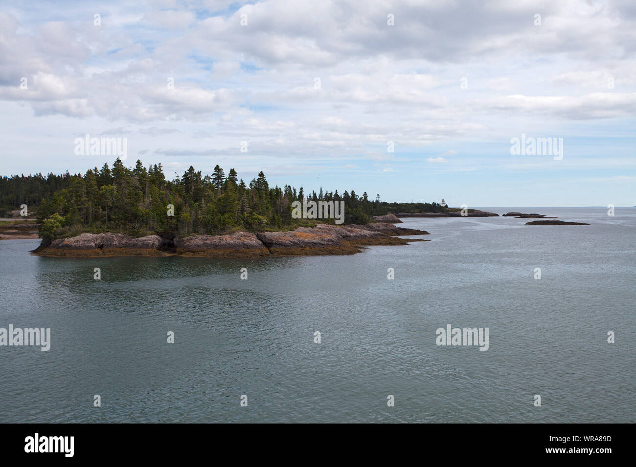 The Wolves islands off Black Harbour Bay of Fundy New Brunswick Canada ...