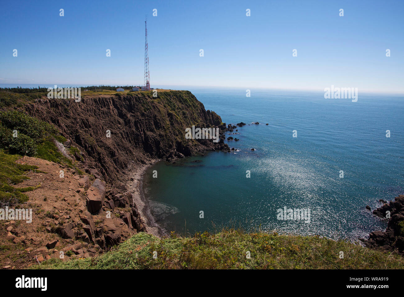 Columnar basalt Southwest Head Grand Manan Island Bay of Fundy New ...