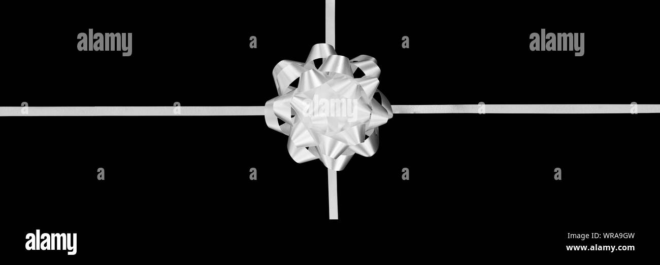 Silver christmas panoramic background Black and White Stock Photos ...