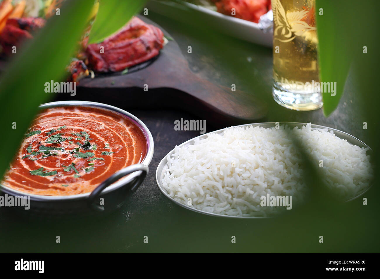 Curry dishes background hi-res stock photography and images - Alamy