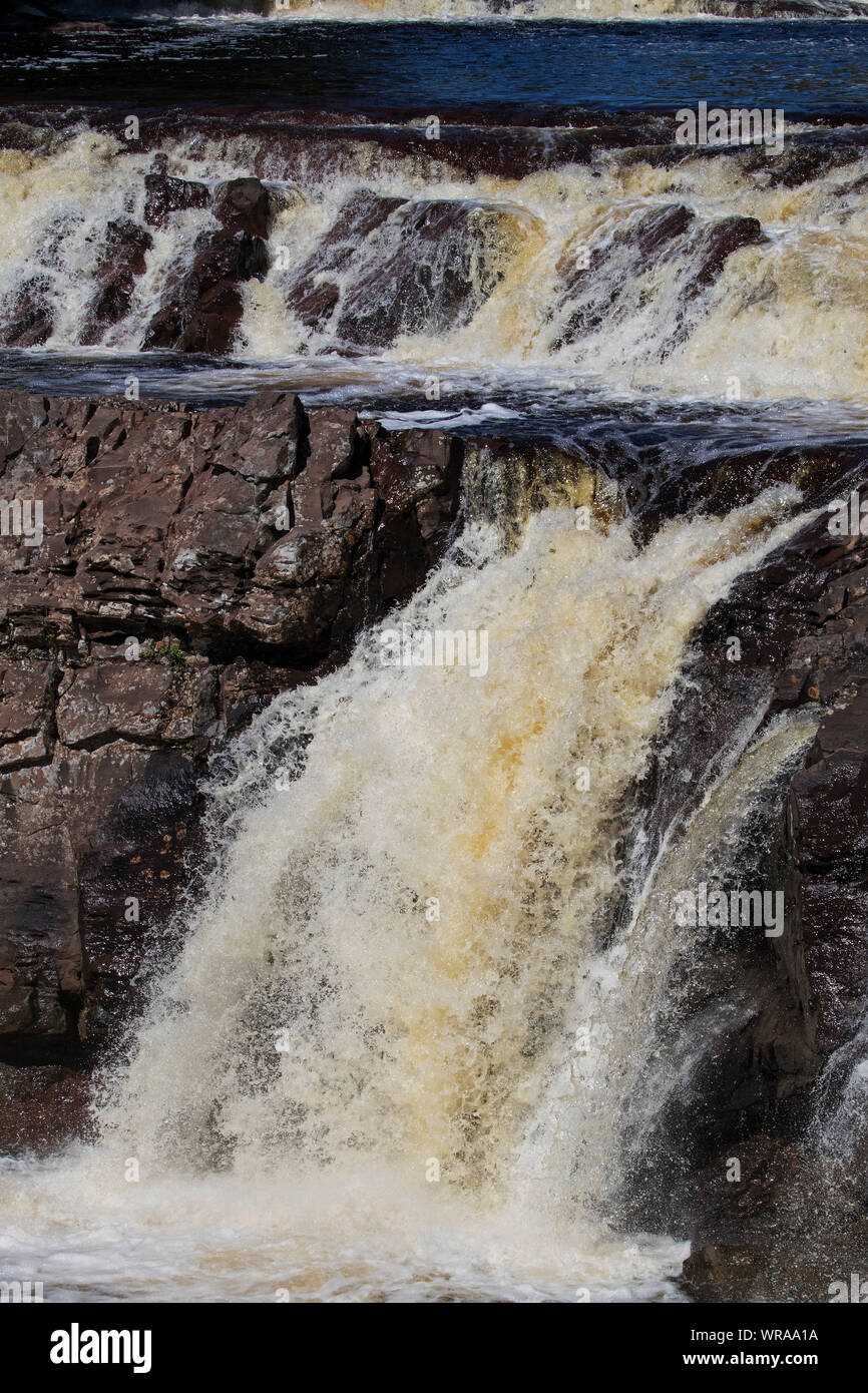 Leprau Falls on the Leprau River St John New Brunswick Canada August ...